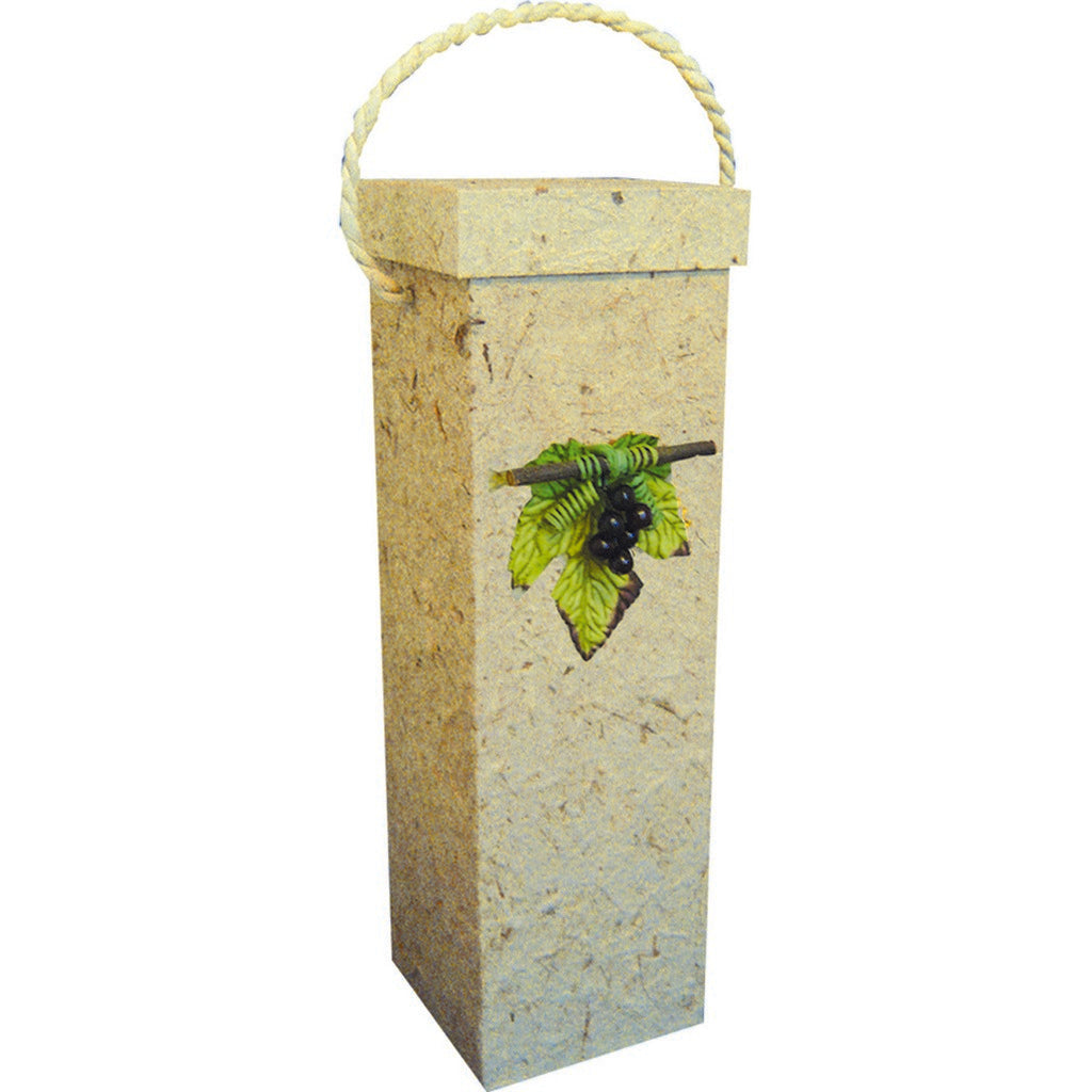 Box1 GL Natural - Handmade Paper Bottle Box — Parrotcha