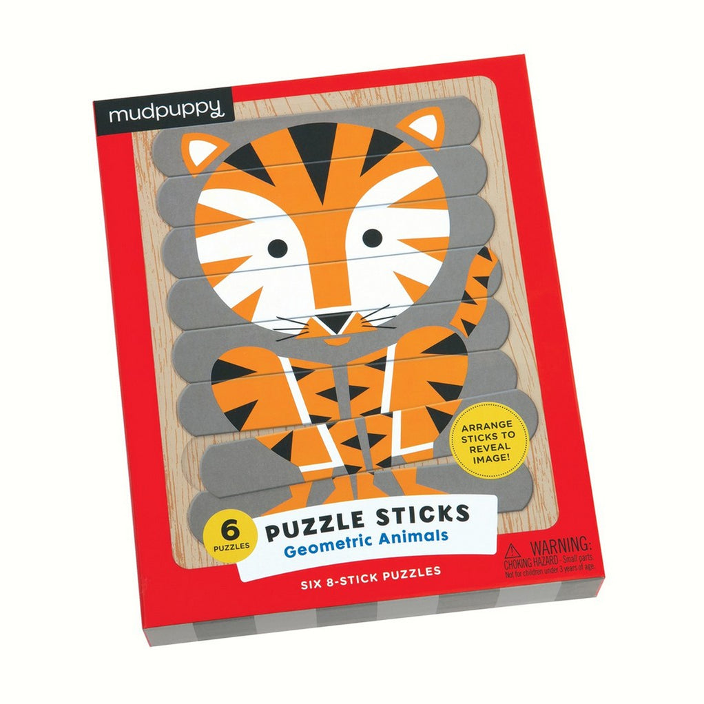 Geometric Animals Puzzle Stick — Parrotcha