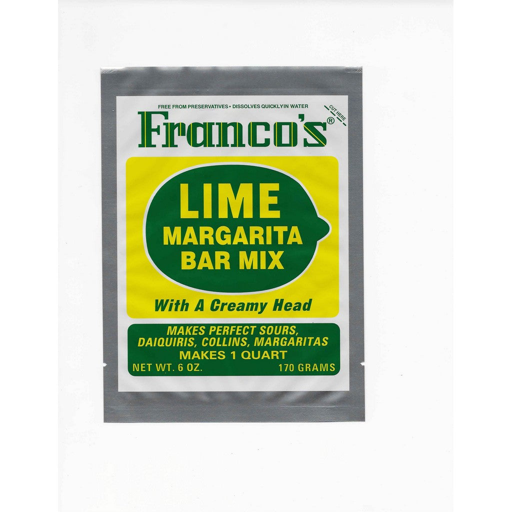 Franco's Lime Margarita Bar Mix — Parrotcha