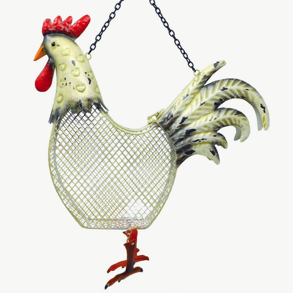 Rooster Mesh Bird Feeder — Parrotcha