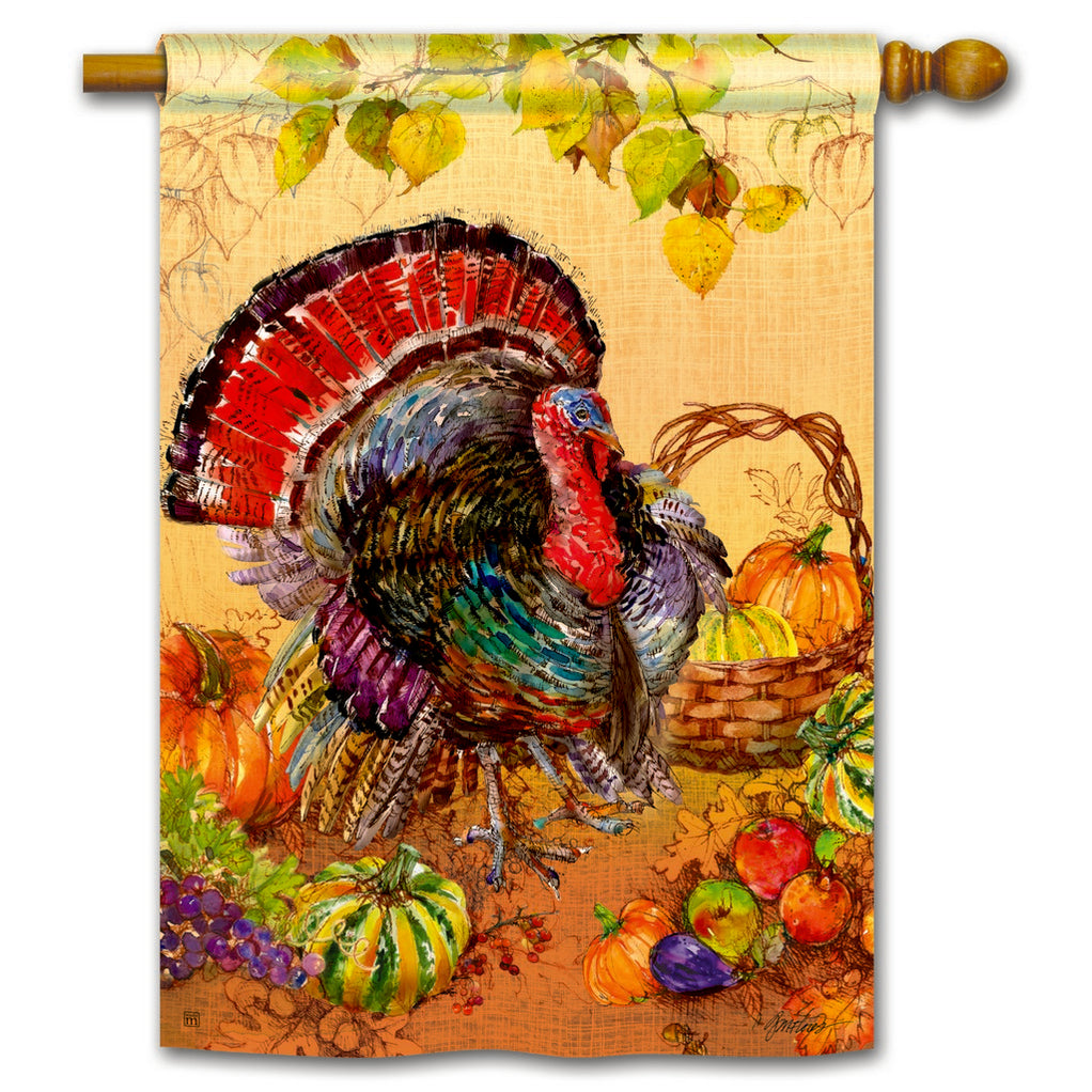 Wild Turkey Standard Flag — Parrotcha