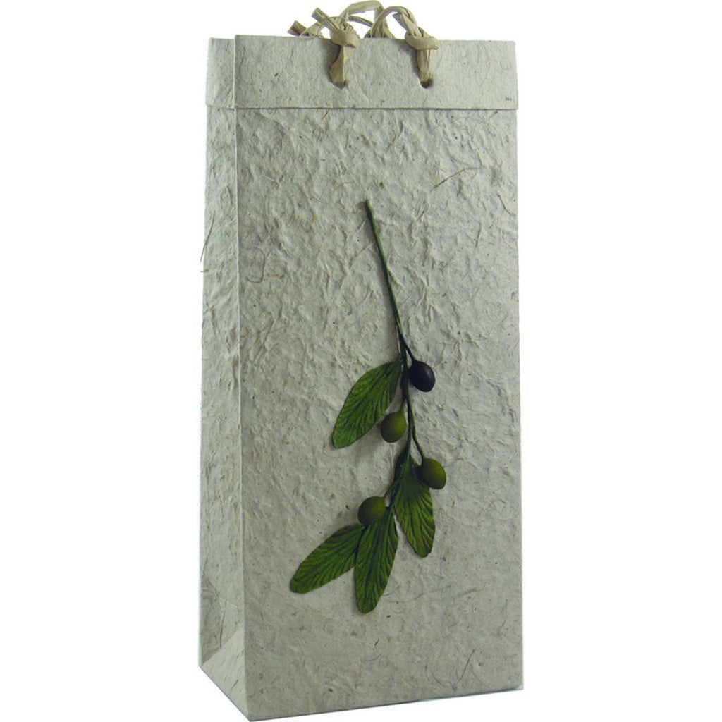 OB2 Branch Natural - Handmade Paper 2 Bottle Olive Oil Bags - Must ord ...