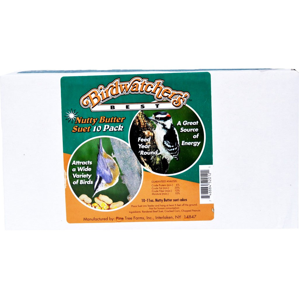 Nutty Butter Suet Ten Pack — Parrotcha