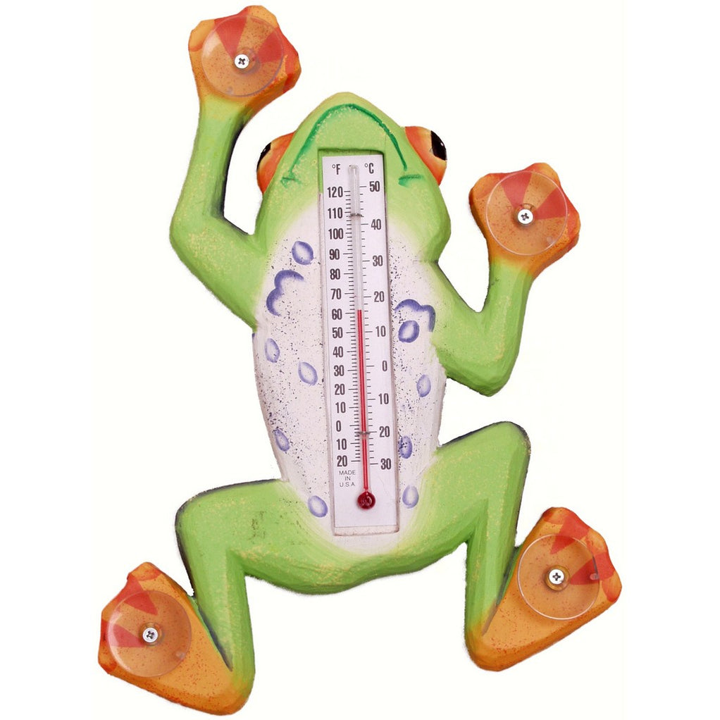 Climbing Tree Frog Large Window Thermometer — Parrotcha