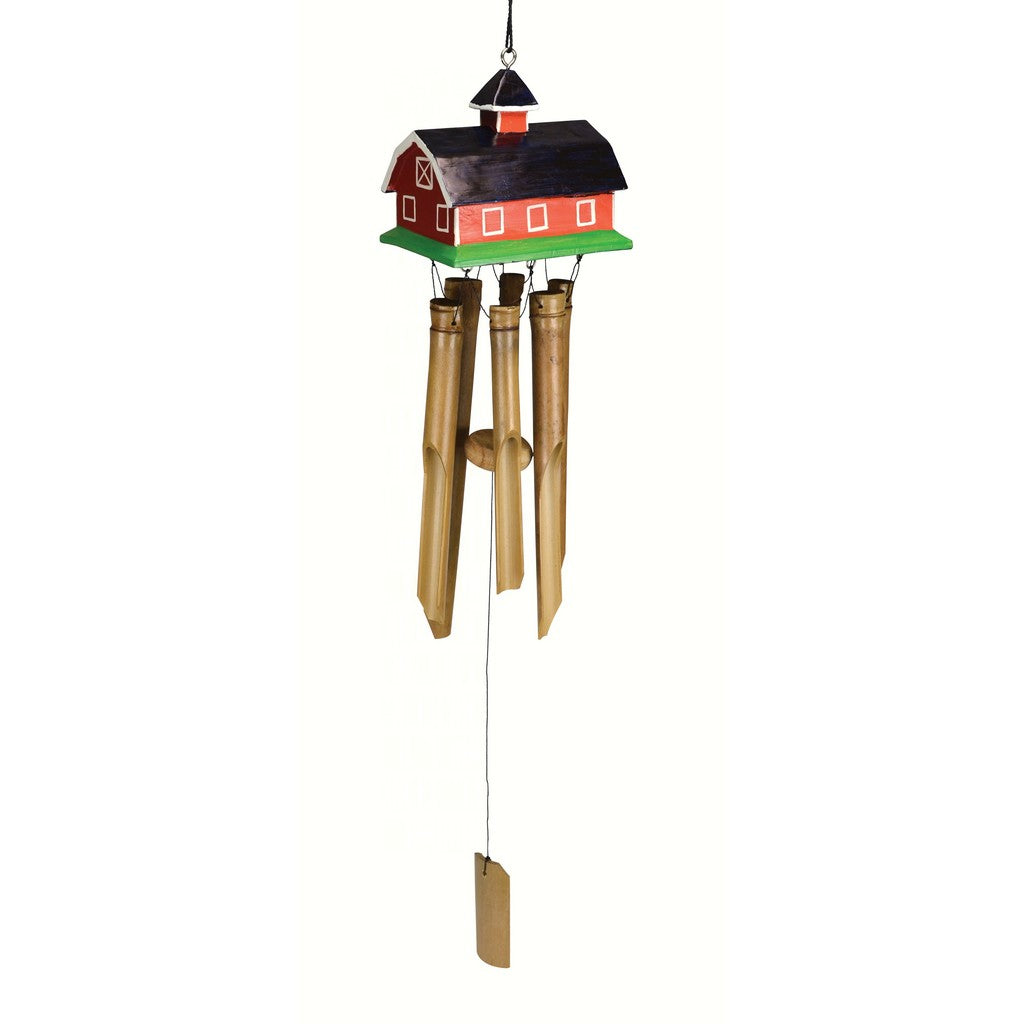 Red Barn Bamboo Chime — Parrotcha