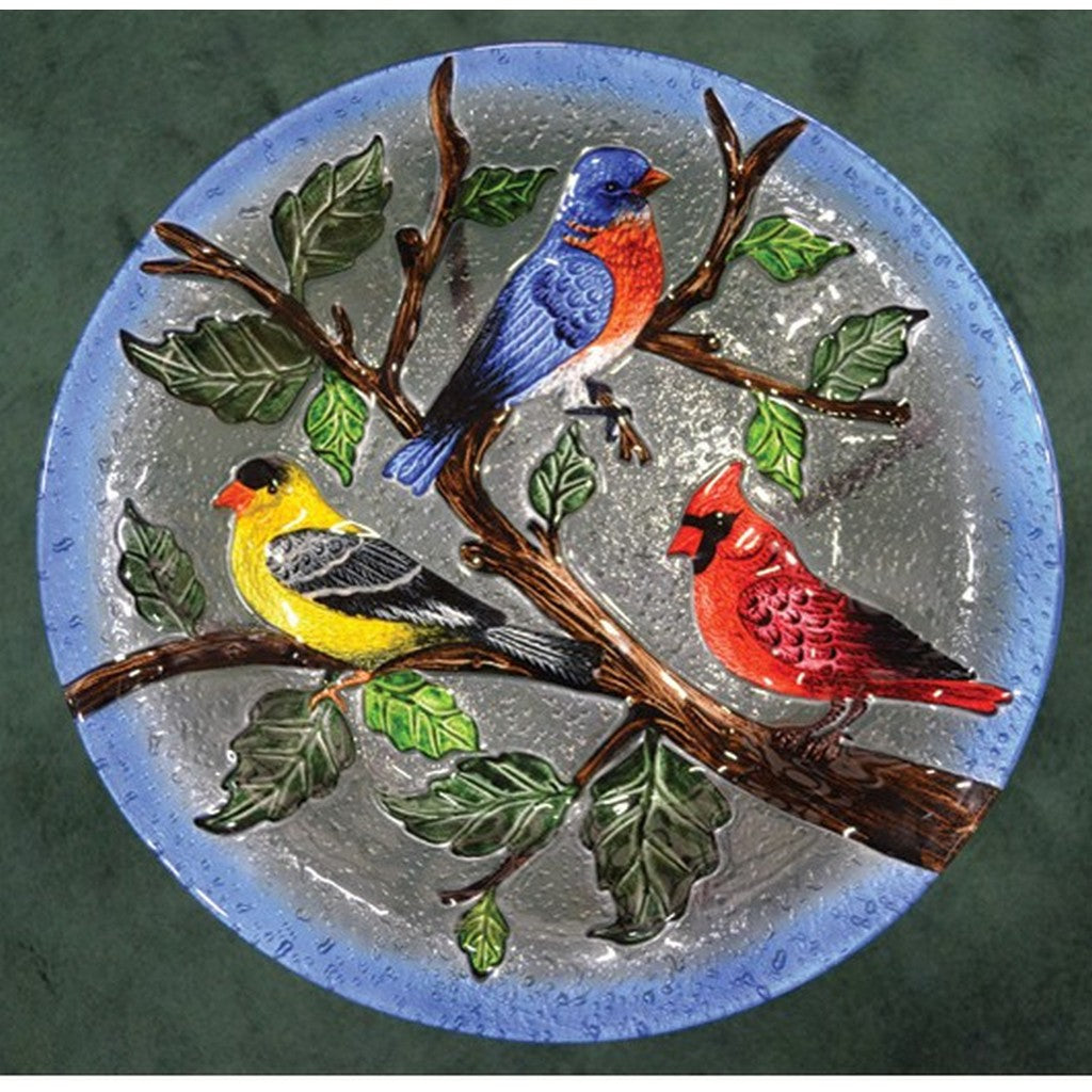 Songbird Trio Bird Bath — Parrotcha