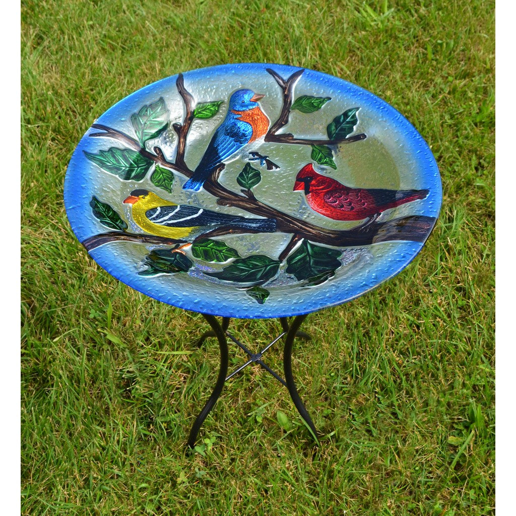 Songbird Trio Bird Bath with Stand — Parrotcha