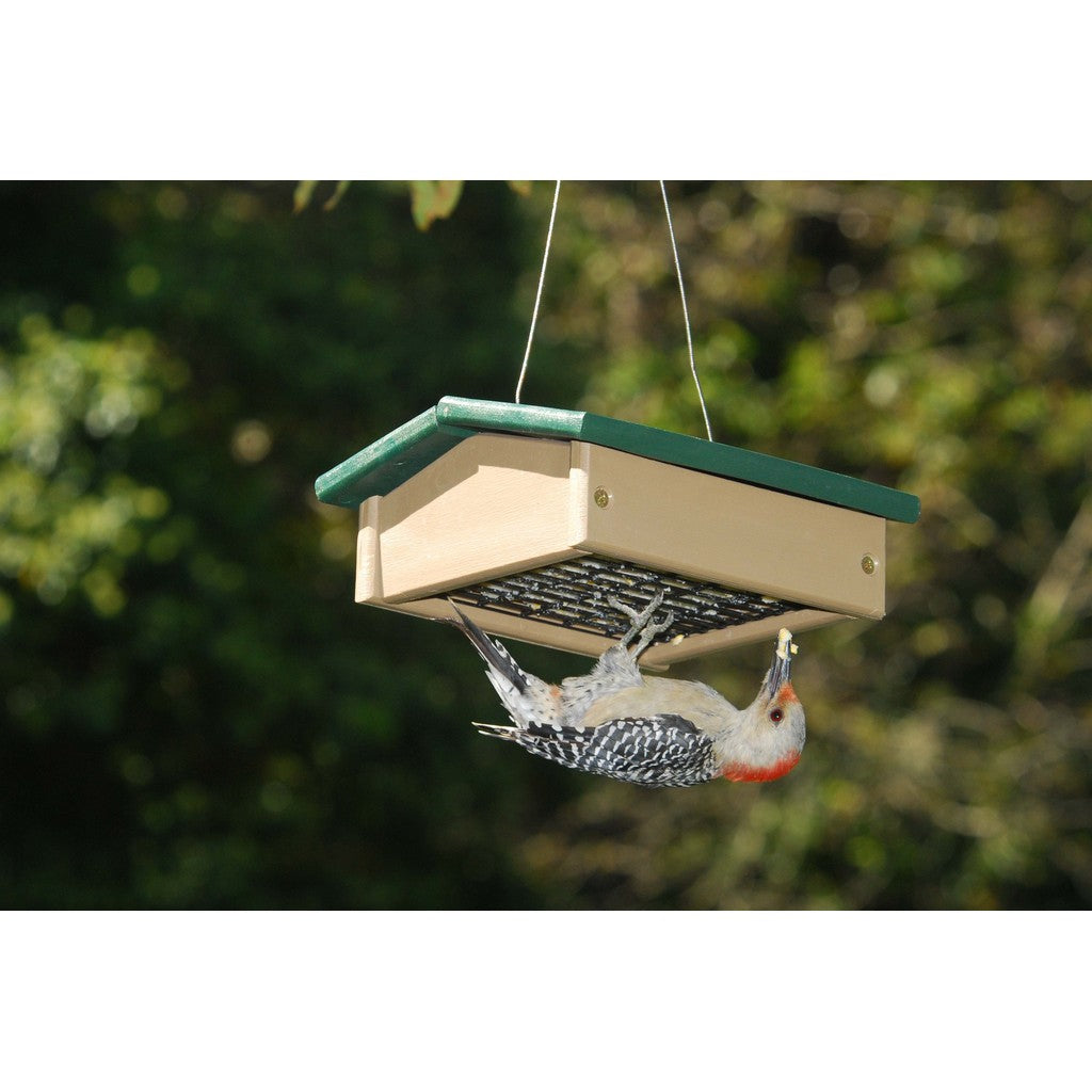 Small Upside Down Suet Feeder Hunter Driftwood — Parrotcha